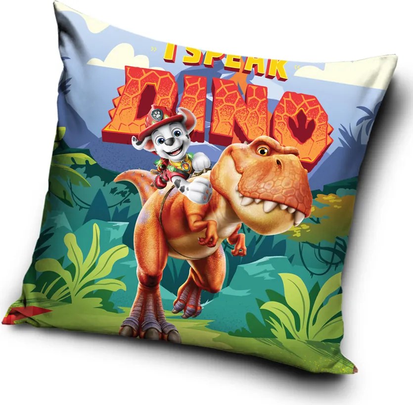Dětský polštářek Tlapková Patrola Kamarád T-Rex