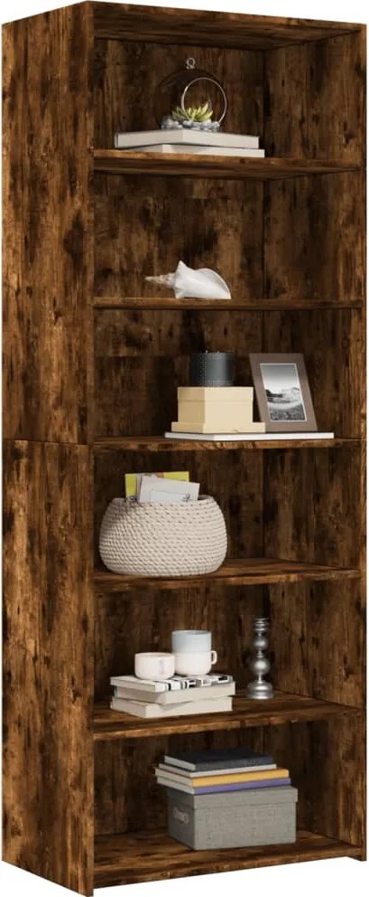 Skříň highboard kouřový dub 70 x 41 x 185 cm kompozitní dřevo 3281691