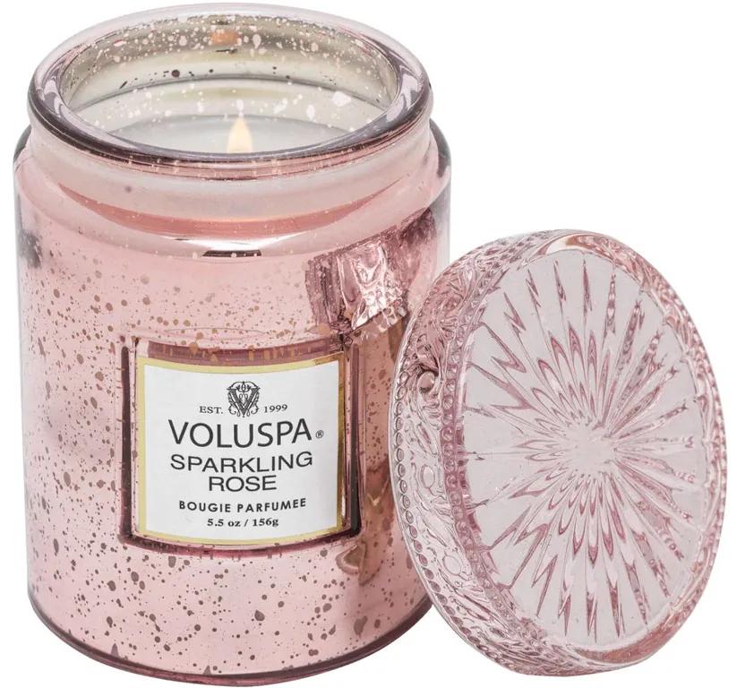 Voluspa – vonná svíčka Sparkling Rose (Růžové šumivé víno), 156 g