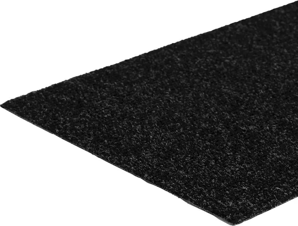 Schodové rohože samolepicí 30 ks 60 x 25 cm černé obdélníkové 3365705