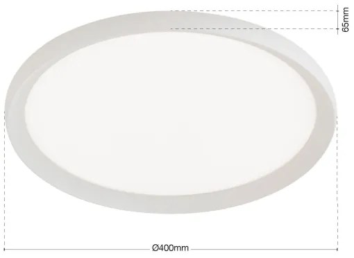Orion - LED Stropní svítidlo KANT LED/30W/230V 2700/3200/4000K pr. 40 cm bílá