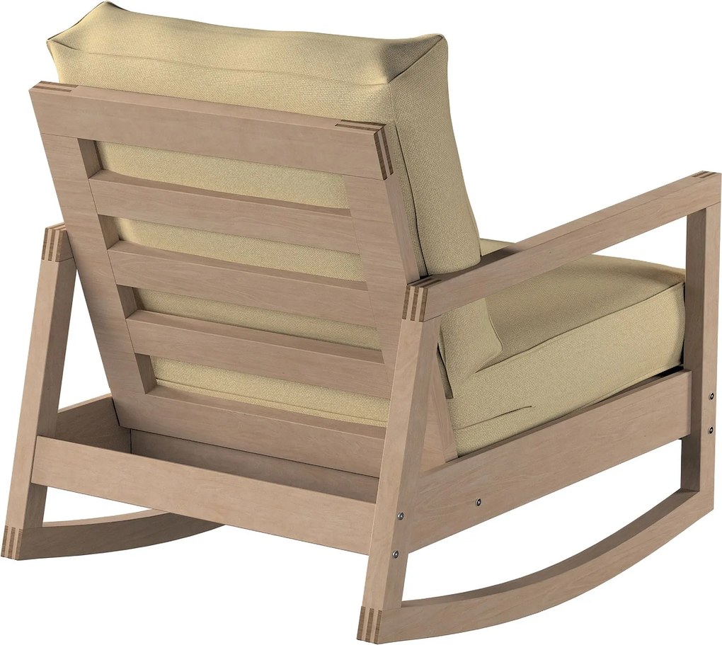 Potah na křeslo IKEA Lillberg barva zelená látka pletený vzor