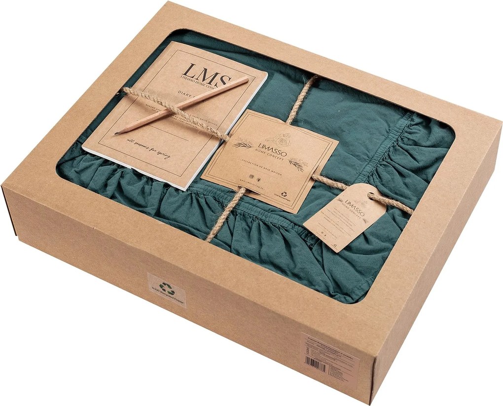 Ložní povlečení Cotton 200x220cm dark green