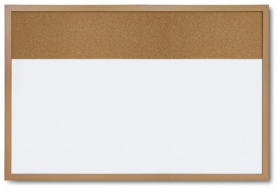 Combi Board whiteboard / korek 60 × 90 cm, bílá