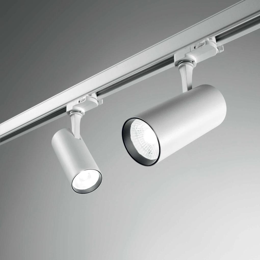 Ideal Lux Nastavitelný kompaktní LED reflektor FOX 15W, CRi 80 Teplota světla: 3000 K, Barva materiálu: Bílá