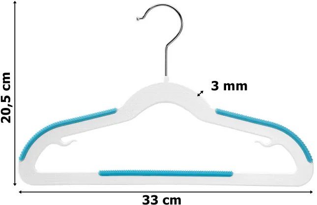 Dětské věšáky na oblečení KIDSI (30 ks)