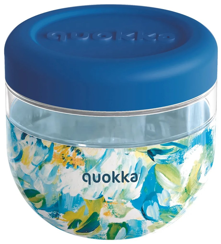 Dóza na potraviny Bubble, 770ml, Quokka, blue peonies