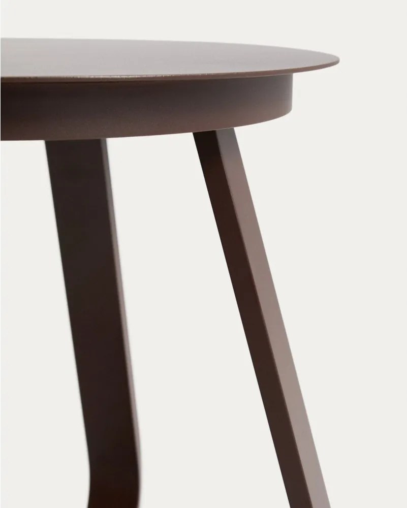 Kovový kulatý zahradní stolek ø 48 cm Tamaris – Kave Home