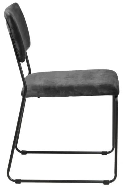 Jídelní židle Cornelia tmavě šedá