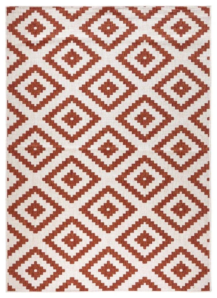 Hnědo-krémový venkovní koberec NORTHRUGS Malta, 160 x 230 cm