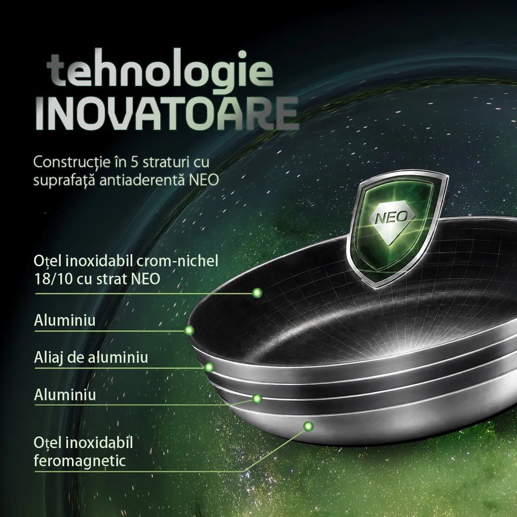 Pánev Ø 26 cm – Orion Expert Neo Multi-Layer Lunasol - 601404