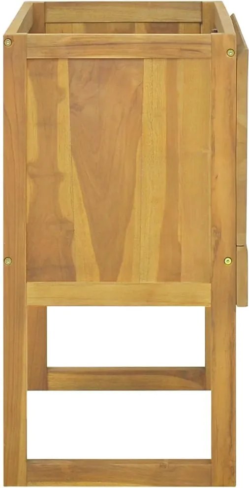 Koupelnová skříňka 90 x 40 x 75,5 cm masivní teakové dřevo 338248