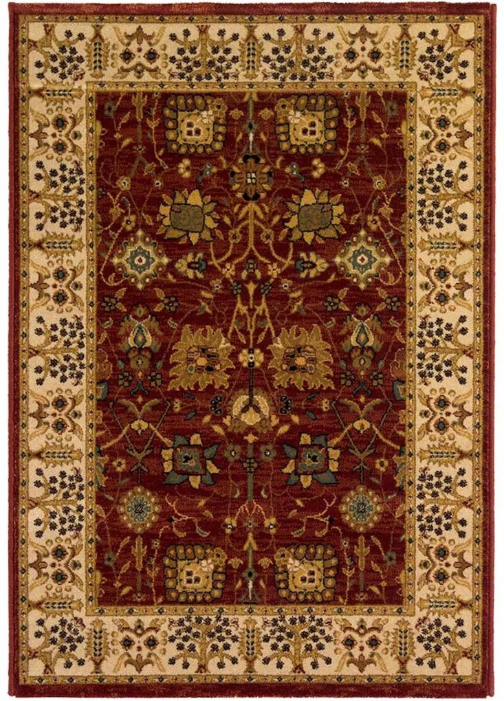 Koberce Breno Kusový koberec PRAGUE 636/IB2R, Červená, Vícebarevné, 160 x 235 cm