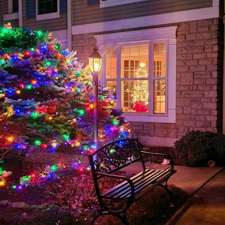 Vánoční světýlka venkovní FLASH multicolor 300 LED