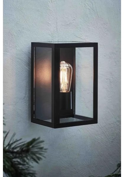 Markslöjd 107113 - Venkovní nástěnné svítidlo PELHAM 1xE27/60W/230V IP44 černá