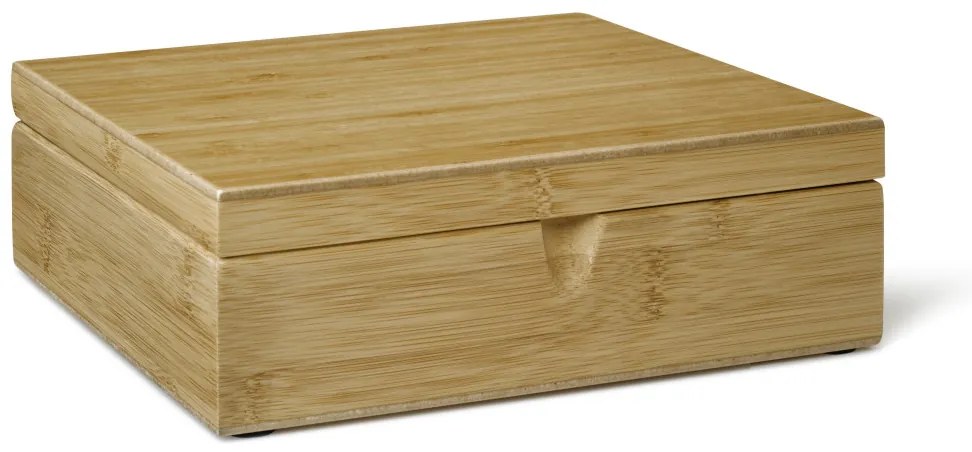Bredemeijer Krabička na čaj Bamboo, 6 přihrádek velká bez okénka