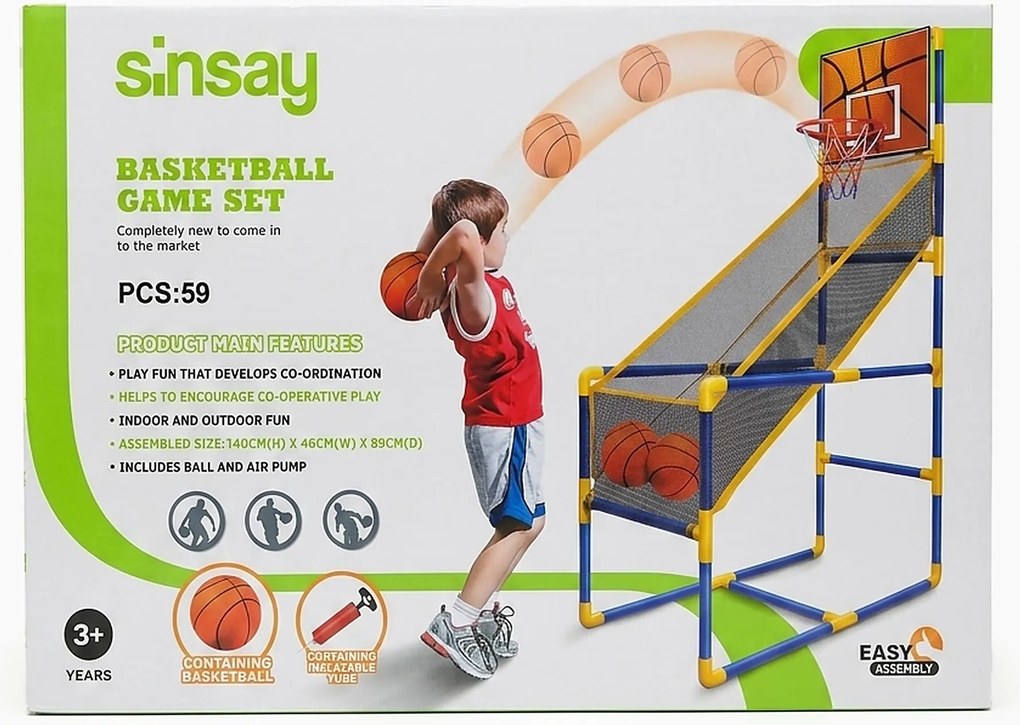 Sinsay - Basketbalový set pro děti - vícebarevná