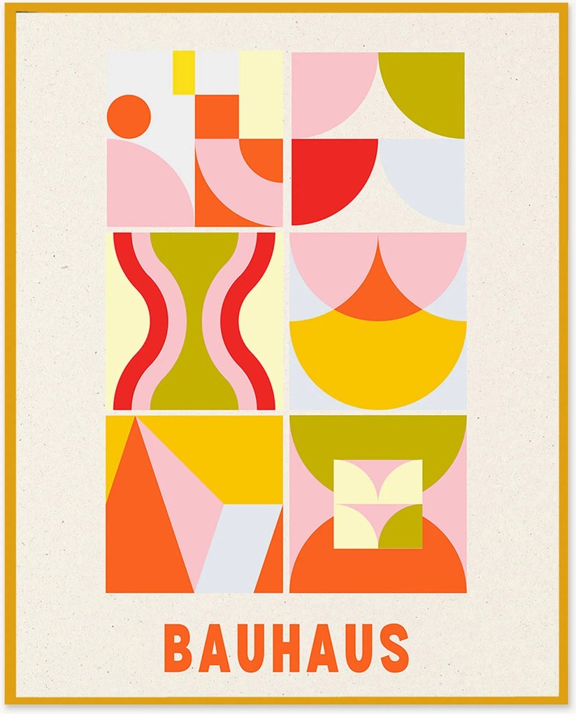 Zarámovaný digitální tisk Bauhaus