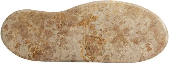 Konzolový stolek s mramorovou deskou v bronzové barvě/taupe 40x110 cm Giulio – Light & Living