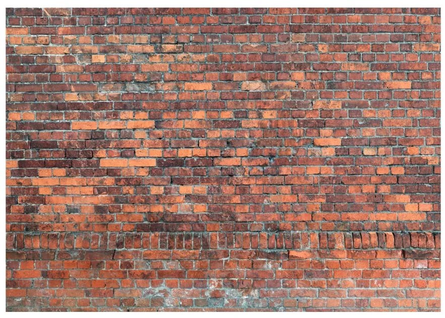 Fototapeta - Vintage Wall (Red Brick)