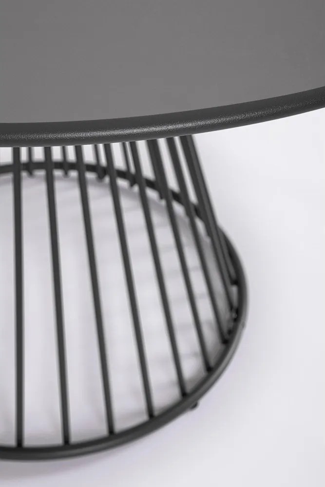 Ocelový kulatý zahradní jídelní stůl ø 120 cm Austin – Bizzotto