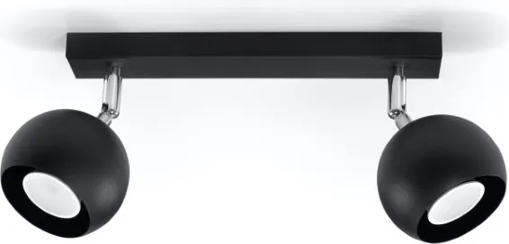 Sollux Lighting Stropní svítidlo OCULARE 2 černé