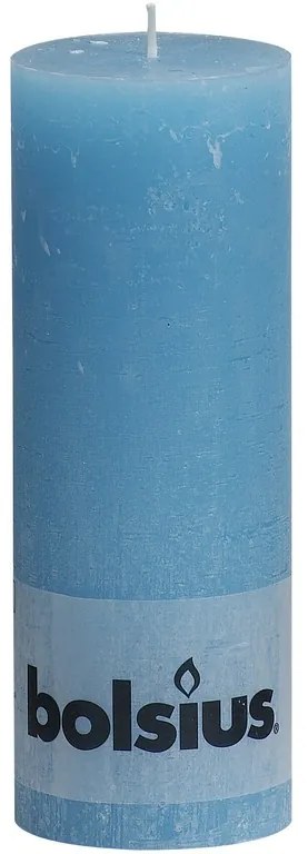 Bolsius Rustic Válec 68x190 modrá svíčka