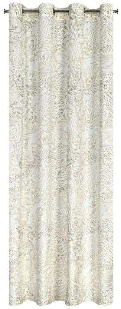 ZATEMŇOVACÍ ZÁVĚS NA KROUŽCÍCH LIMITED COLLECTION LUNA2 140X250 CM BÍLÁ