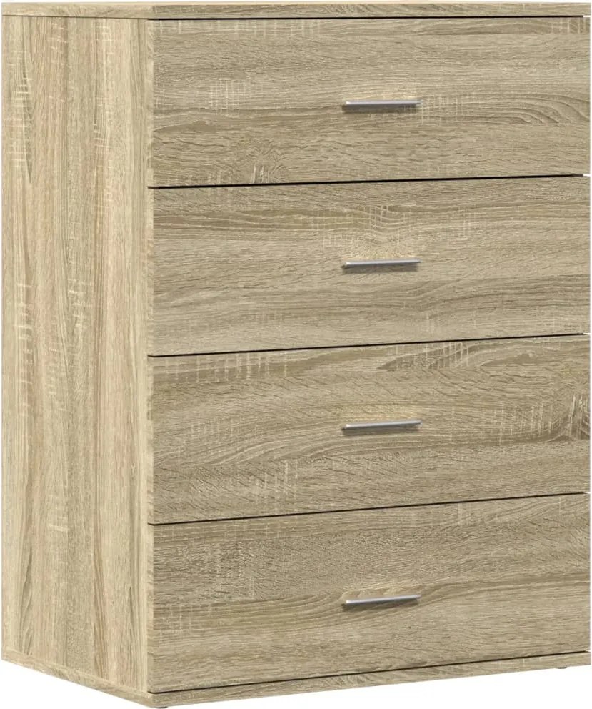 Příborníky 2 ks dub sonoma 60 x 39 x 80 cm kompozitní dřevo 3276625