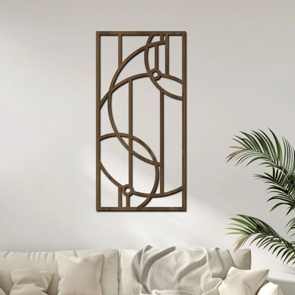 dřevo života Dekorační panel GATSBY III Zvolte rozměr (cm): 47x95, Zvolte barvu dekoru: Ořech