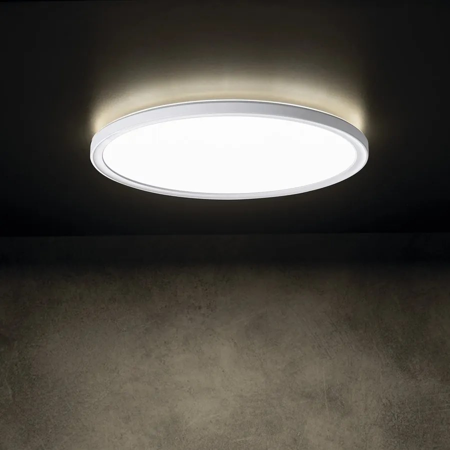 KANLUX KANLUX, AZPO stropní LED svítilna, průměr 420mm, 22W, IP54, bílá, 31504