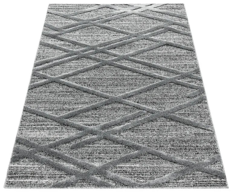 Ayyildiz, Kusový koberec Pisa 4706 Grey, 80x150, šedá, ložnice