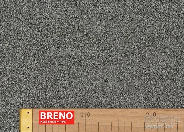 Breno Metrážový koberec FABLE SUNRISE 1075, šíře 400 cm, Šedá