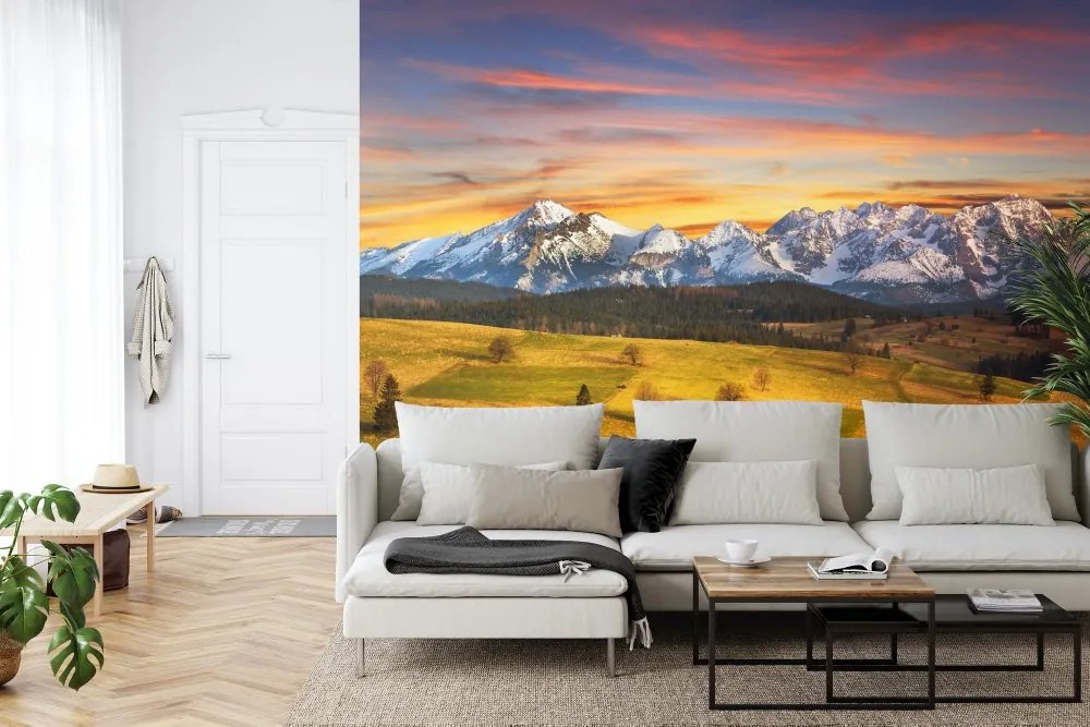 Fototapeta Tatry Při Západu Slunce Strukturální vinyl 104x70.5