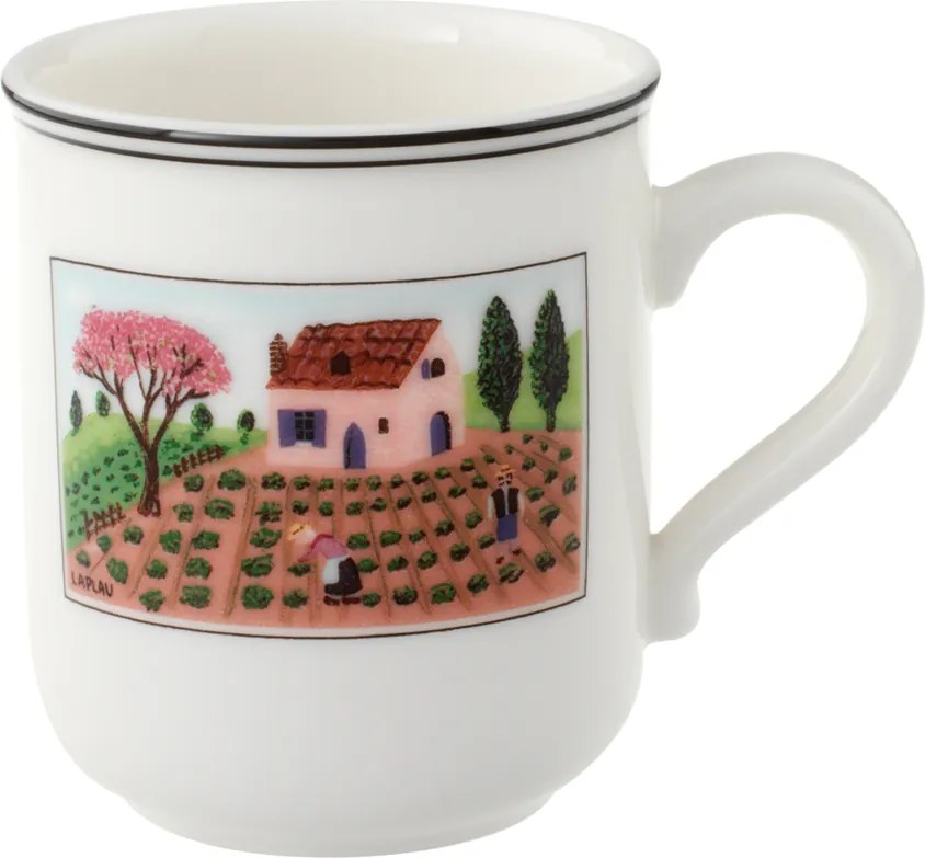 Villeroy&Boch Villeroy & Boch Design Naif hrnek s uchem Zahradník, 11,3 × 8,1 × 9,3 cm, 270 ml