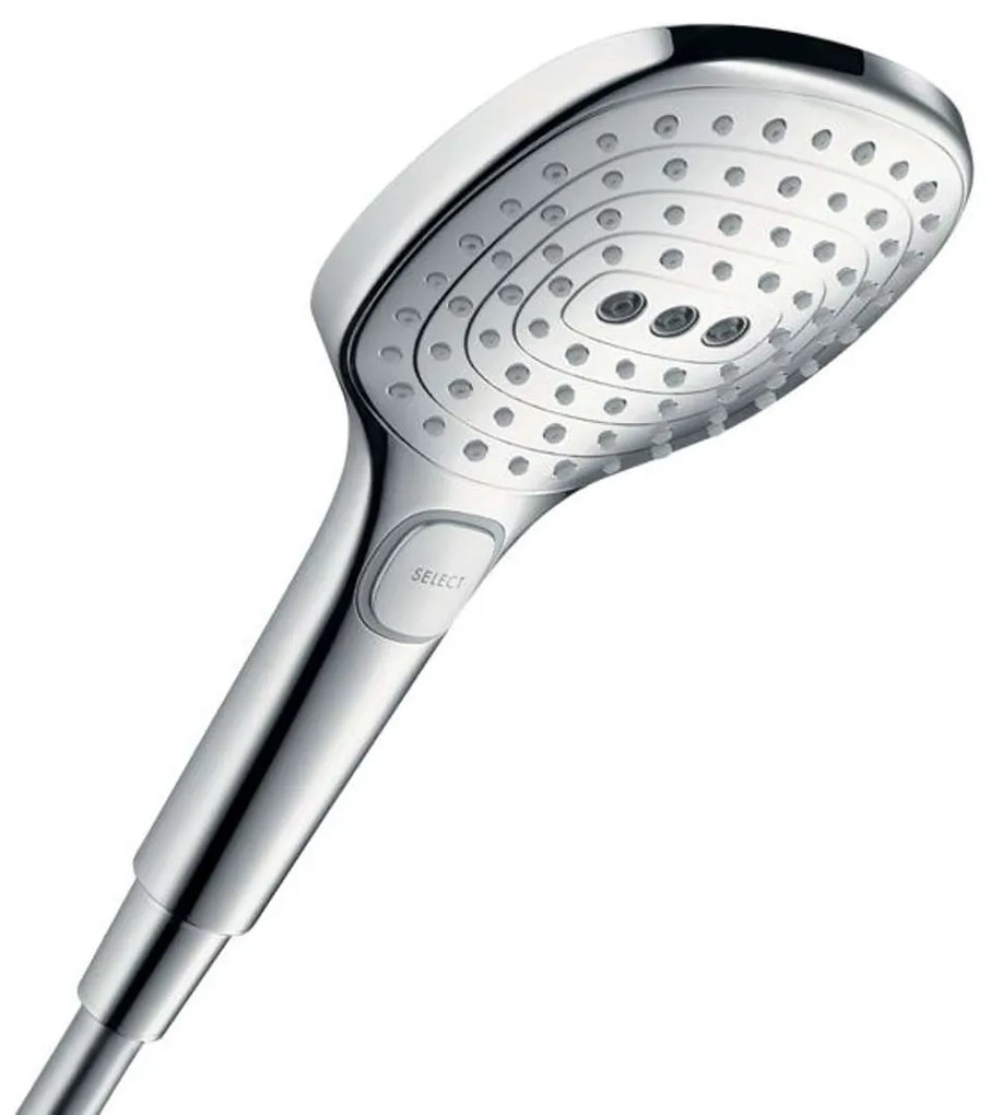 Hansgrohe Raindance Select E - Sprchová hlavice, 3 proudy, EcoSmart+, chrom 28729000