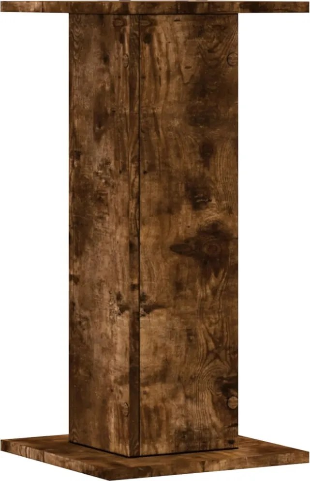 Stojany na rostliny 2 ks kouřový dub 30 x 30 x 60 cm kompozit 3307859