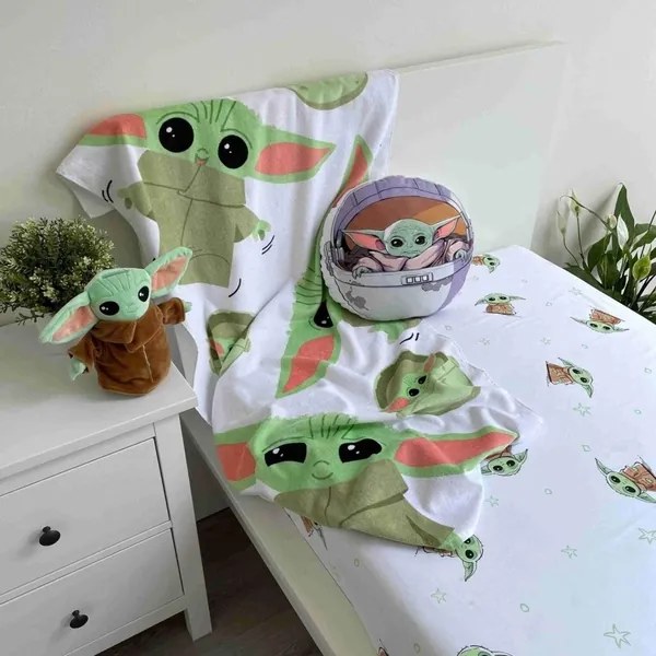 Jerry Fabrics osuška Star Wars Baby Yoda 70x140 cm