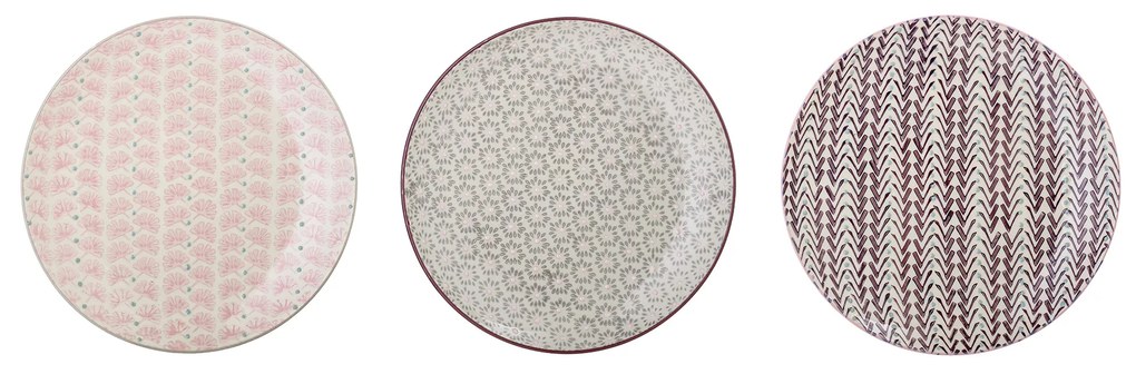 BLOOMINGVILLE Set 3 talířů MAYA 22 cm 82040566