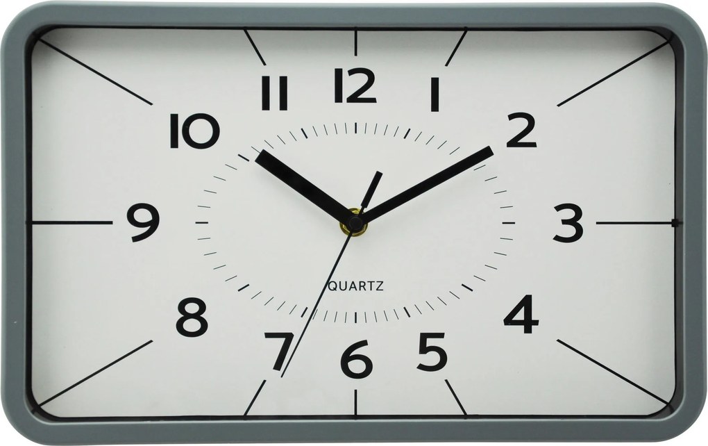 XXXLutz NÁSTĚNNÉ HODINY šedá 32,5/20,5 cm Ambia Home - Nástěnné hodiny - 0090070104