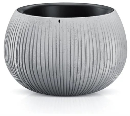 PROSPERPLAST Květináč - BETON BOWL Průměr: 14,4 cm, Barva: beton