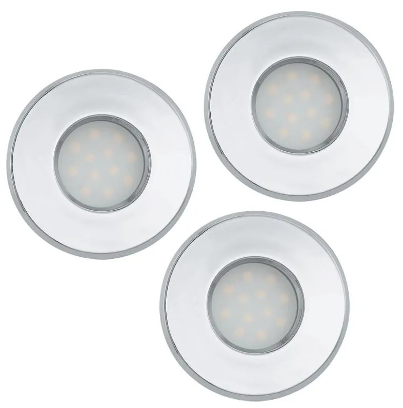 Eglo Eglo 93219 - SADA 3x LED koupelnové podhledové svítidlo IGOA 3xGU10-LED/5W/230V IP44 EG93219