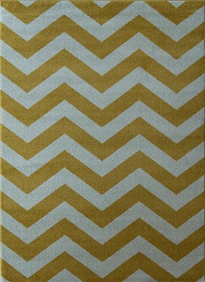 Berfin Dywany, Kusový koberec Aspect 1961 Yellow, 120x180, žlutá, chodba / předsíň