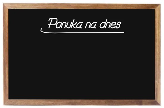 Toptabule.sk  Černá křídová tabule v mahagonovém dřevěném rámu 80x60 cm