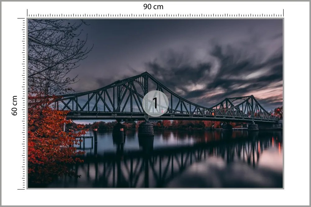 Fototapeta Most 3D Omyvatelný vlies 104x70.5