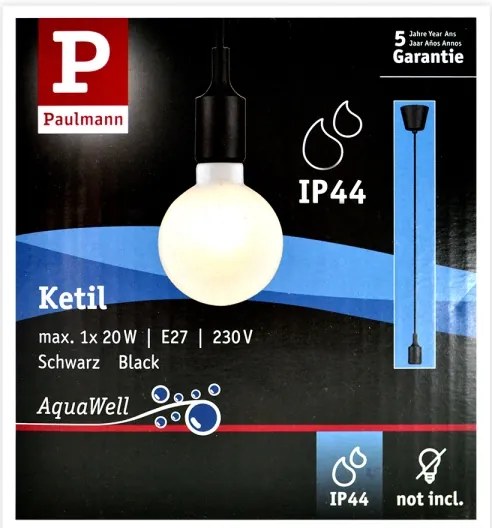 Paulmann 50346 - Napájecí kabel NEORDIC 1xE27/20W/230V IP44