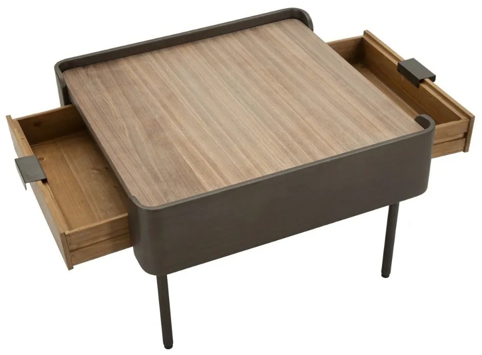 Designový konferenční stolek Ekewaka 60 cm hnědý