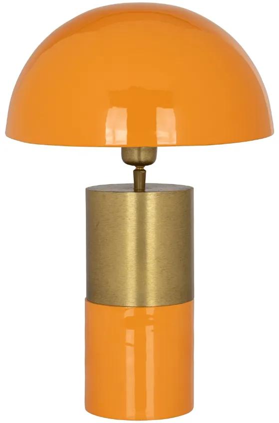 OnaDnes -20% Oranžová kovová stolní lampa Richmond Twilla