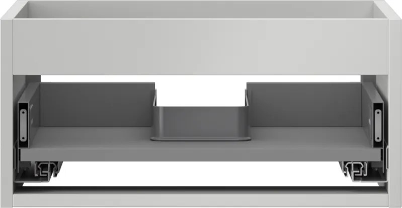 Mexen Box-A, závěsná skříňka 50 cm, 1 zásuvka, šedá matná, 91AX0-0500-235-1-62