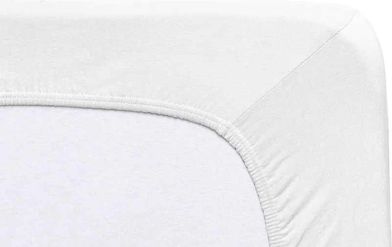 Florella Prostěradlo Avance Jersey Elastan Weiss, 140-160x200-220 cm